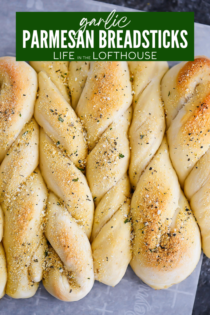 Garlic Parmesan Breadsticks