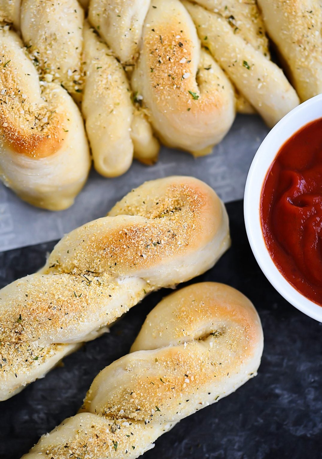 Garlic Parmesan Breadsticks