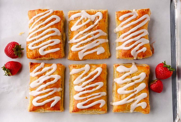 Easy Strawberry Toaster Strudels with Icing - Life In The Lofthouse