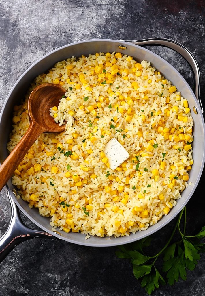 Buttered Corn Rice - Life In The Lofthouse